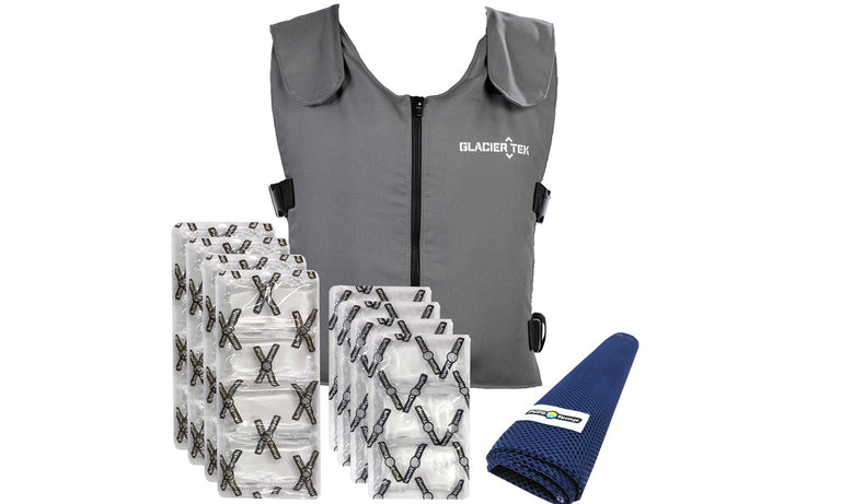Cooling Ice Vests for Workers | Cooling Safety & Work Vests — Glacier Tek